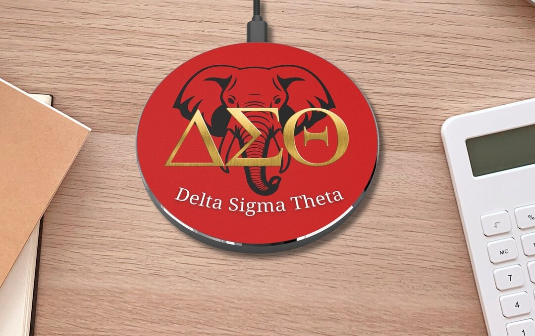 Delta Sigma Theta Wireless Charger Phone Accessory for Sorors Perfect ...