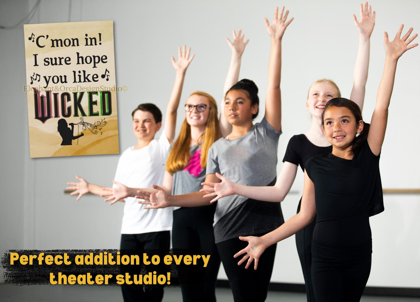 Wicked Movie Themed Garden Banner Perfect for Fans & Sing-along Lovers ...