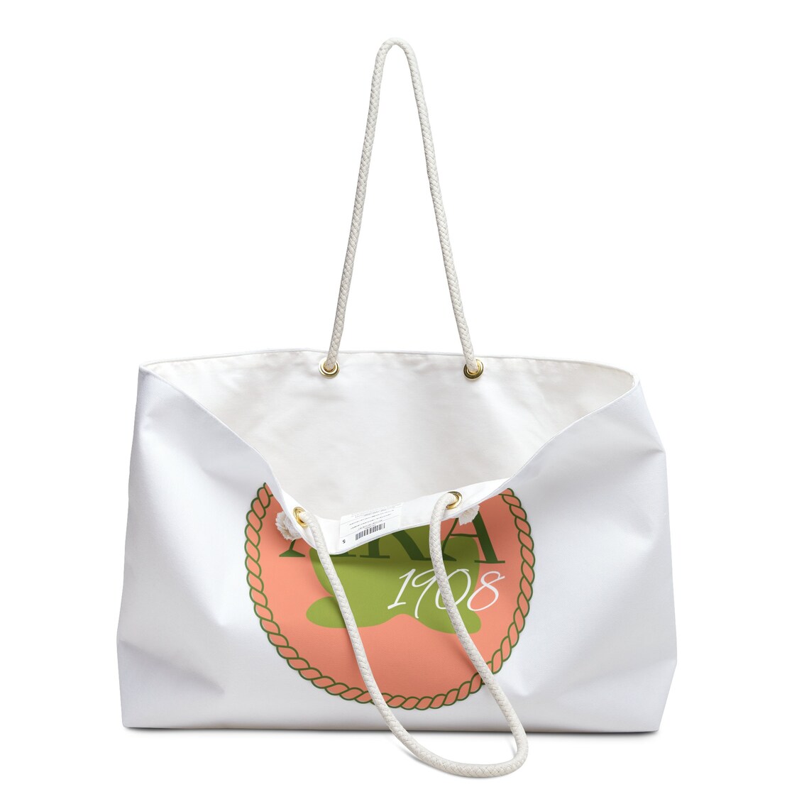 AKA Weekender Bag, Soror Bridal Shower Gift, Teacher Tote Bag, Sorority ...