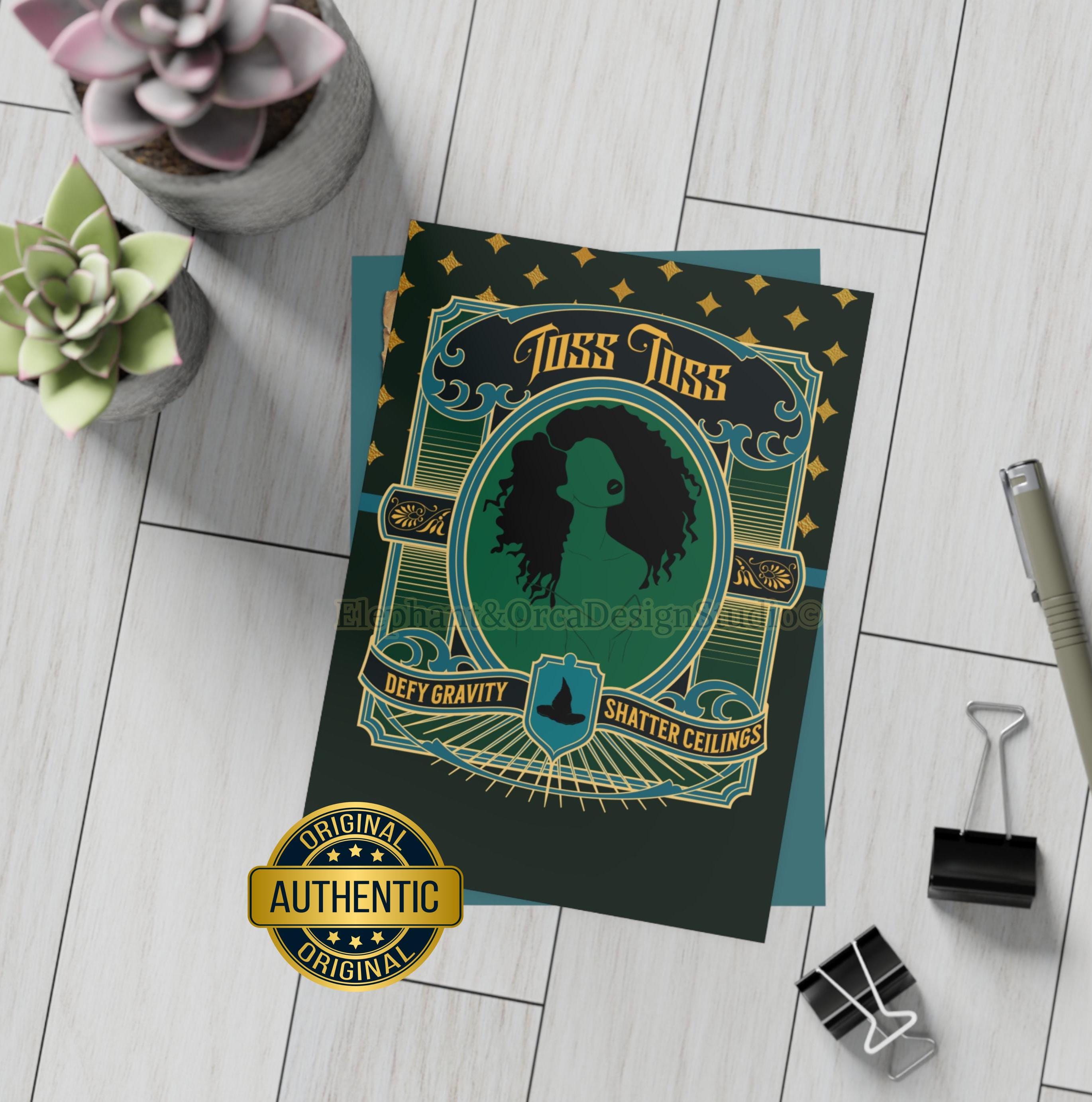 Wicked-themed Black Girl Magic Postcards Defy Gravity Cards ...