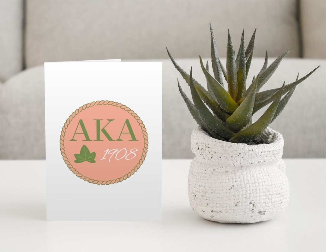 AKA Greeting Card Multipack Alpha Kappa Alpha Sorority Cards Soror ...