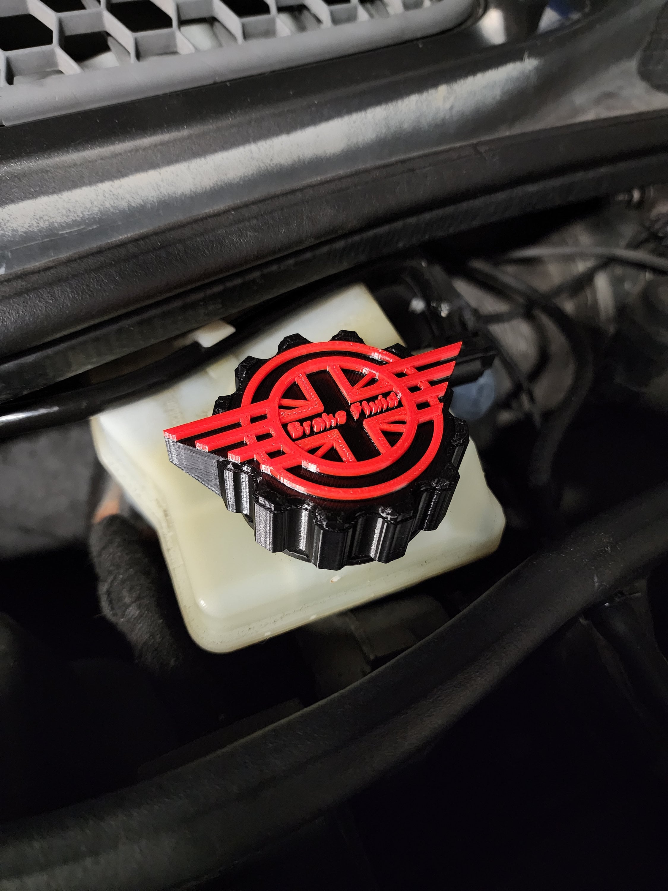 Mini Cooper Brake Reservoir Cap Cover Brake Fluid Cap JCW R50, R52, R53 ...