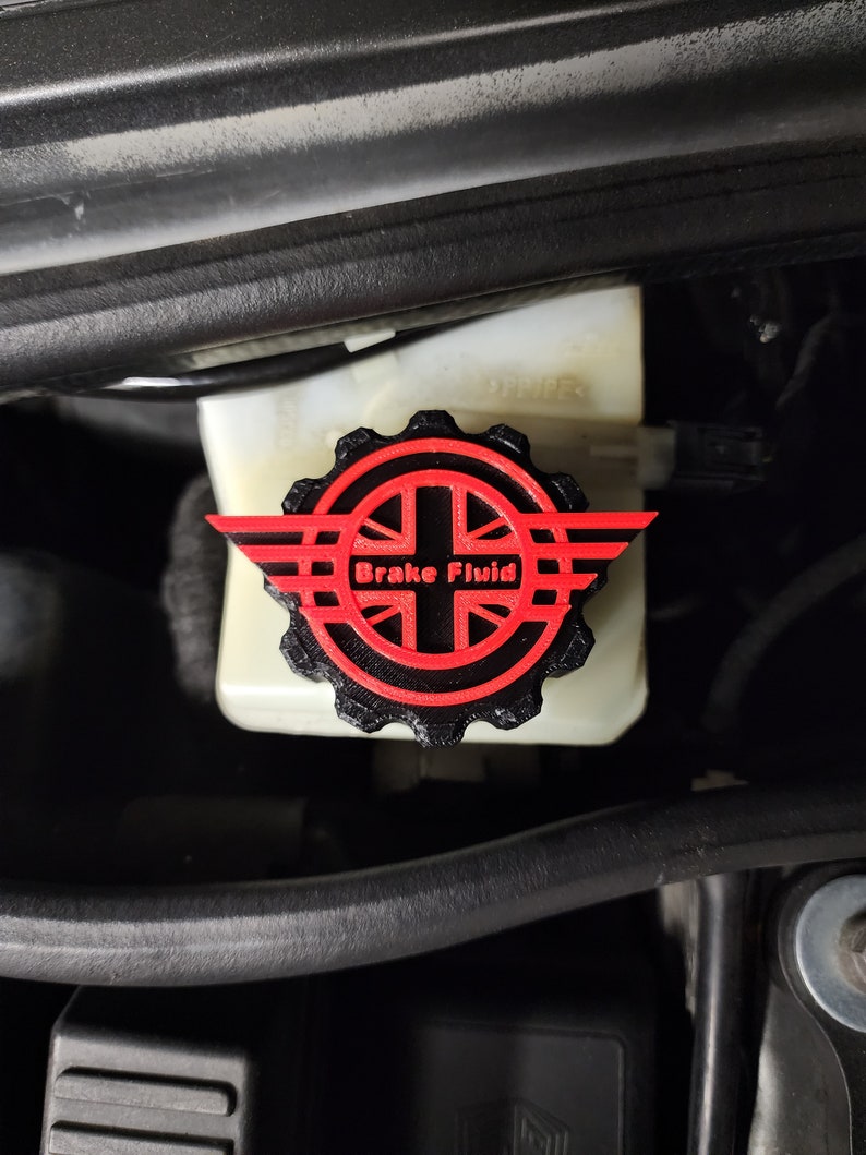 Mini Cooper Brake Reservoir Cap Cover Brake Fluid Cap JCW R50, R52, R53 ...