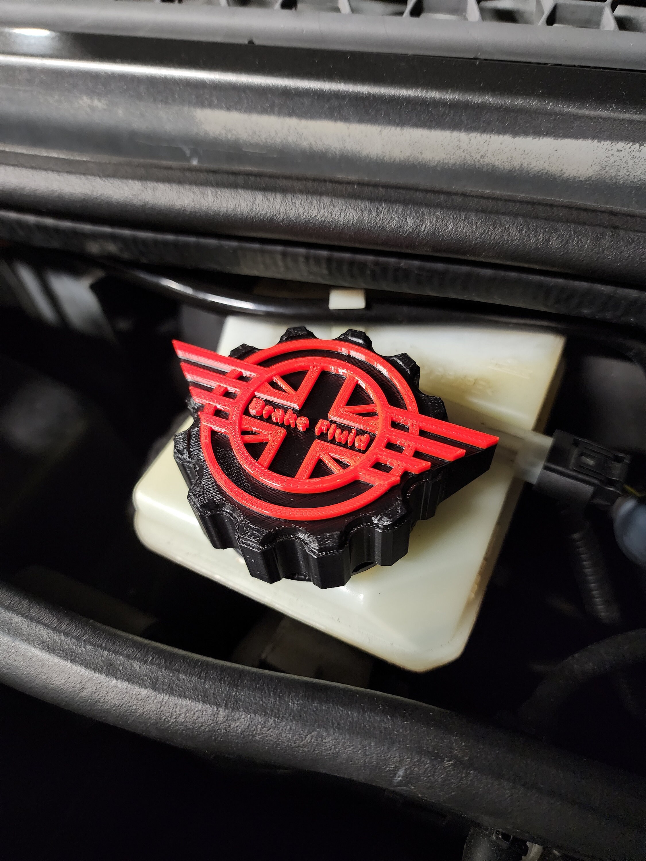 Mini Cooper Brake Reservoir Cap Cover Brake Fluid Cap JCW R50, R52, R53 ...