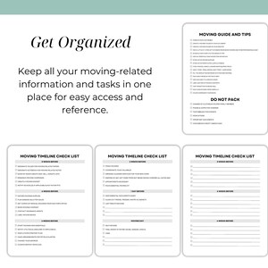 Organize Your Move Like a Pro With This Comprehensive Moving Planner ...