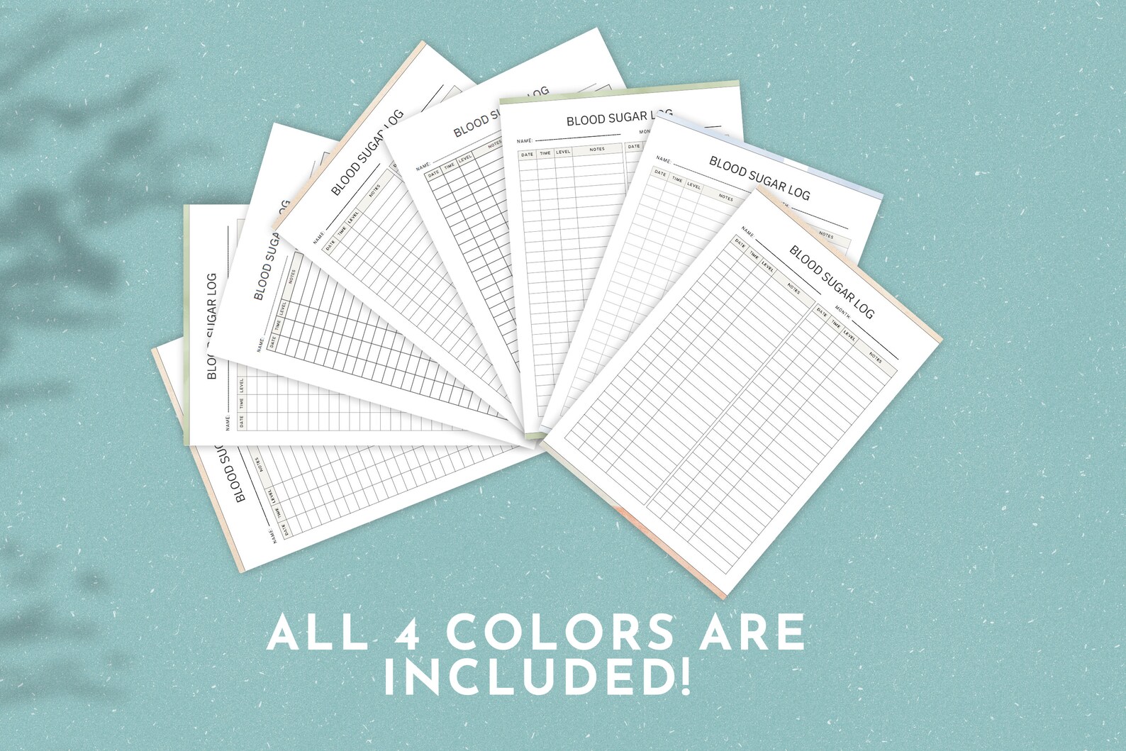 Diabetes Printable | Blood Sugar & Meal Plan Printable | Organizer for ...