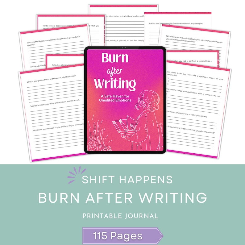 Burn After Writing, Burn Book, Burn After Journal, Planner Pages, All ...