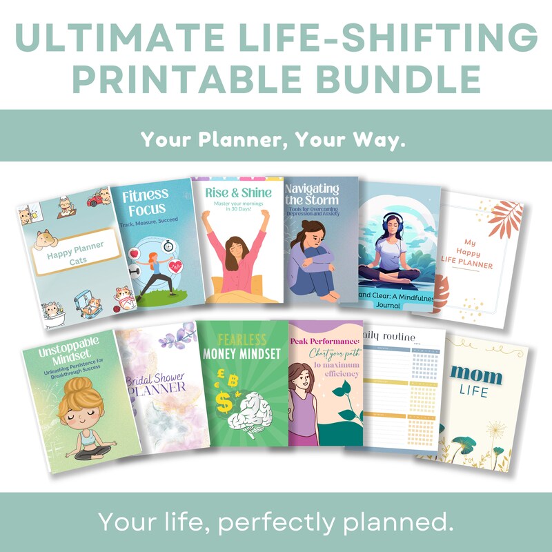 Planner Bundle - Etsy