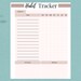 Printable Habit Tracker for Goal Setting and Daily Routine Weekly Habit ...