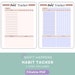 Printable Habit Tracker for Goal Setting and Daily Routine Weekly Habit ...
