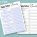 Comprehensive Babysitter Planner & Tracker - Printable PDF for Date ...