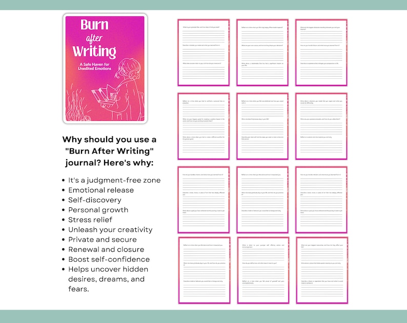Burn After Writing, Burn Book, Burn After Journal, Planner Pages, All ...