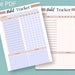 Printable Habit Tracker for Goal Setting and Daily Routine Weekly Habit ...