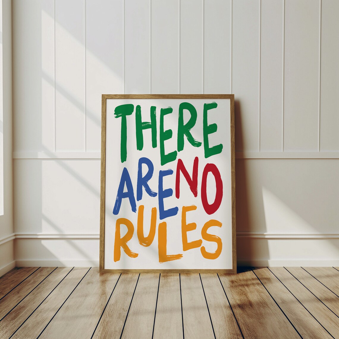 There Are No Rules Aesthetic Wall Art Printable, Preppy Dorm Wall Art ...