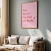 Taylor Swift Poster, We Never Go Out of Style Pink Wall Art Fashion ...