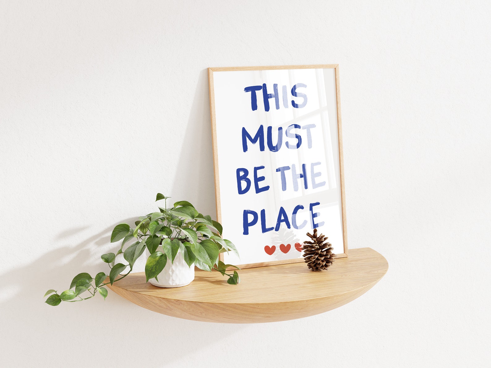 This Must Be the Place Print Cute Apartment Decor Printable Entryway ...