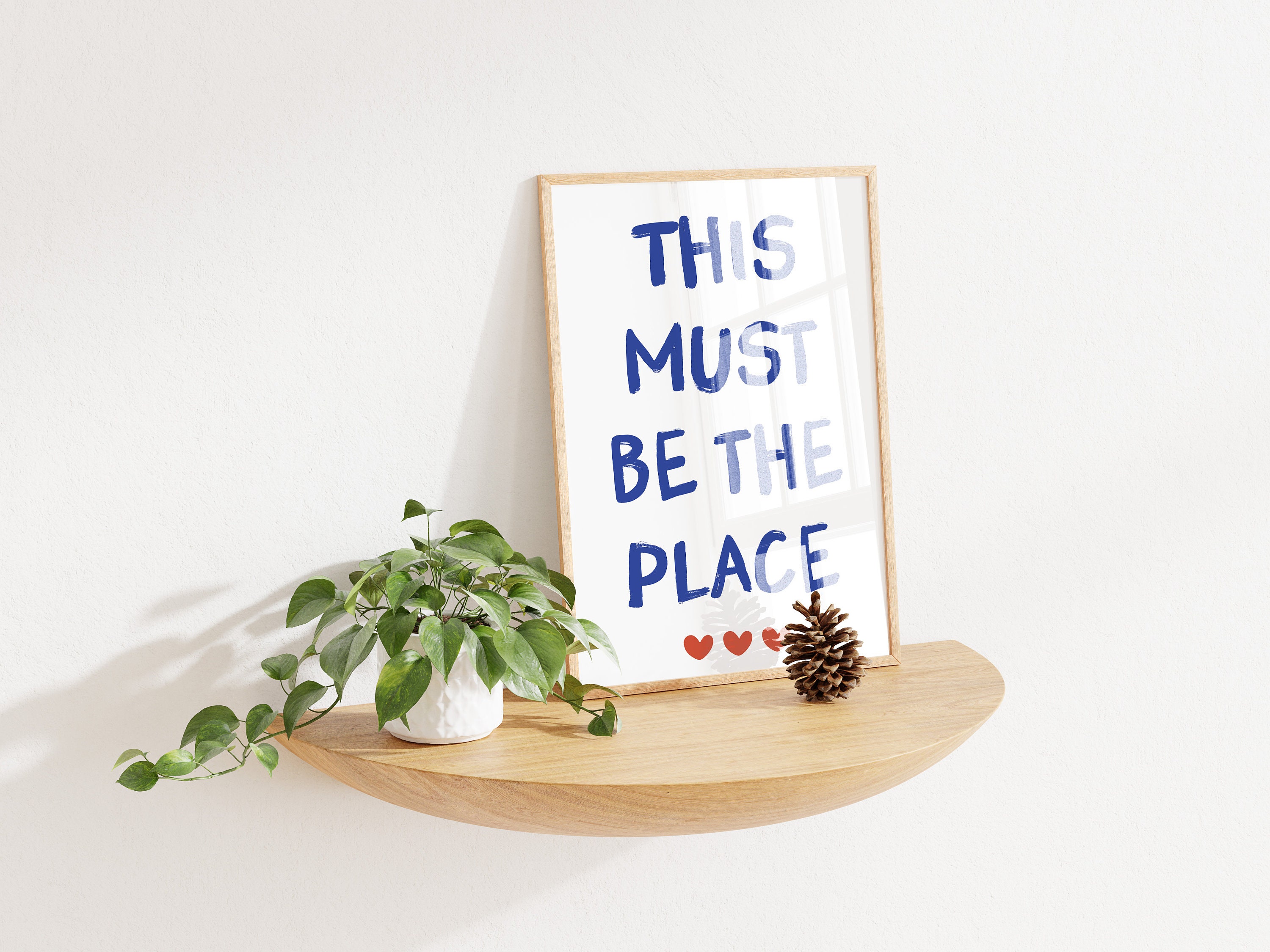 This Must Be the Place Print Cute Apartment Decor Printable Entryway ...