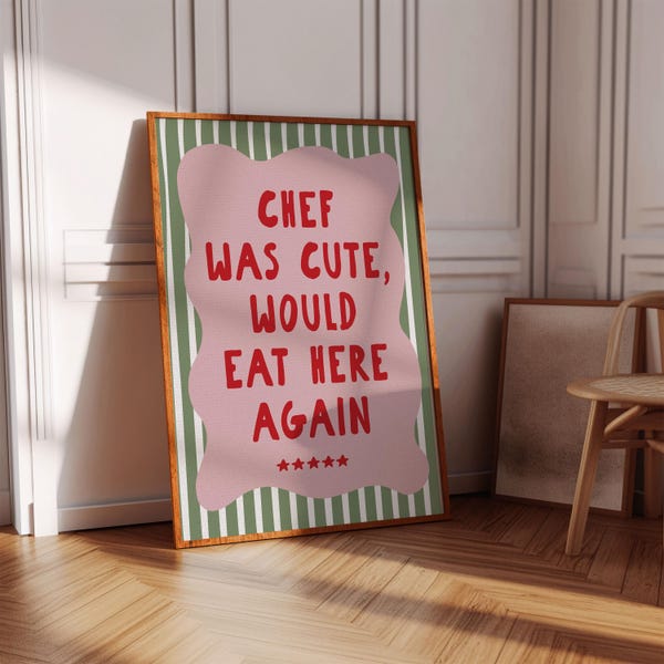 Chef Posters - Etsy