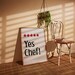 Yes Chef Print, Yes Chef Wall Art, Kitchen Wall Art, Cute Kitchen Decor ...