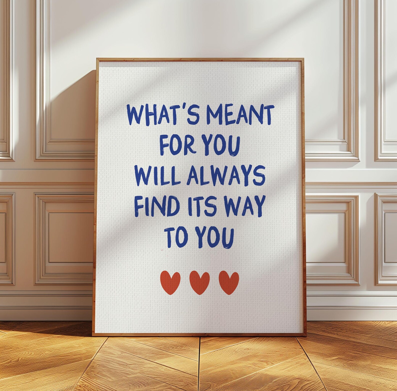 Blue Quote Print Blue Motivational Quotes Poster Positive Affirmation ...