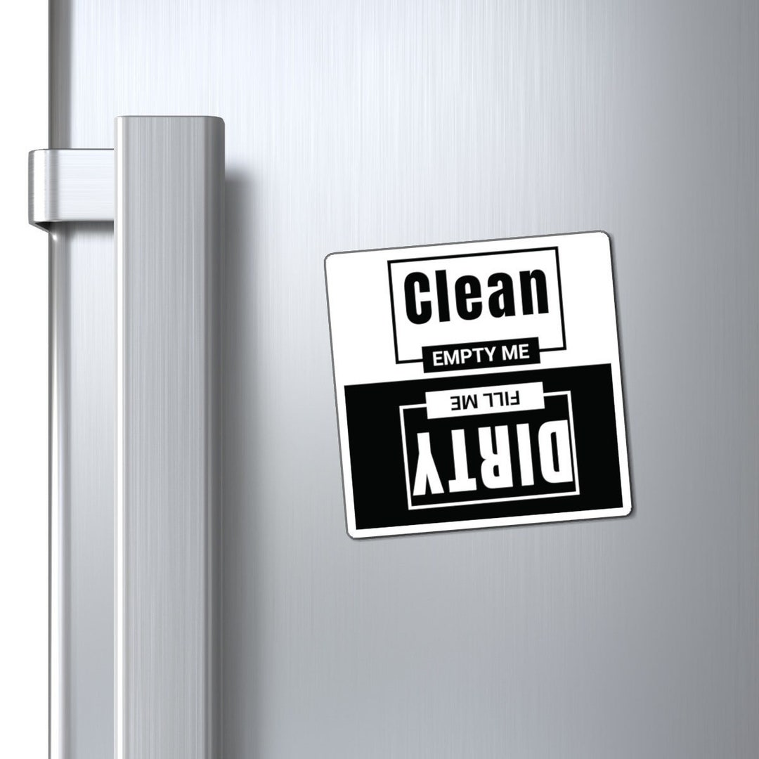 Clean Dirty Dishwasher Magnet: Flippable Kitchen Reminder - Etsy