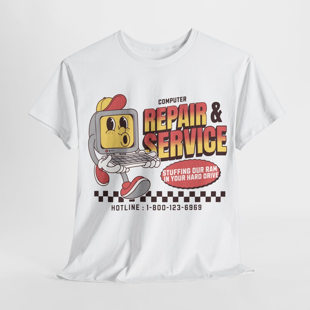Computer Repair and Service, Stuffing Our Ram, Funny Shirt, Sarcastic ...