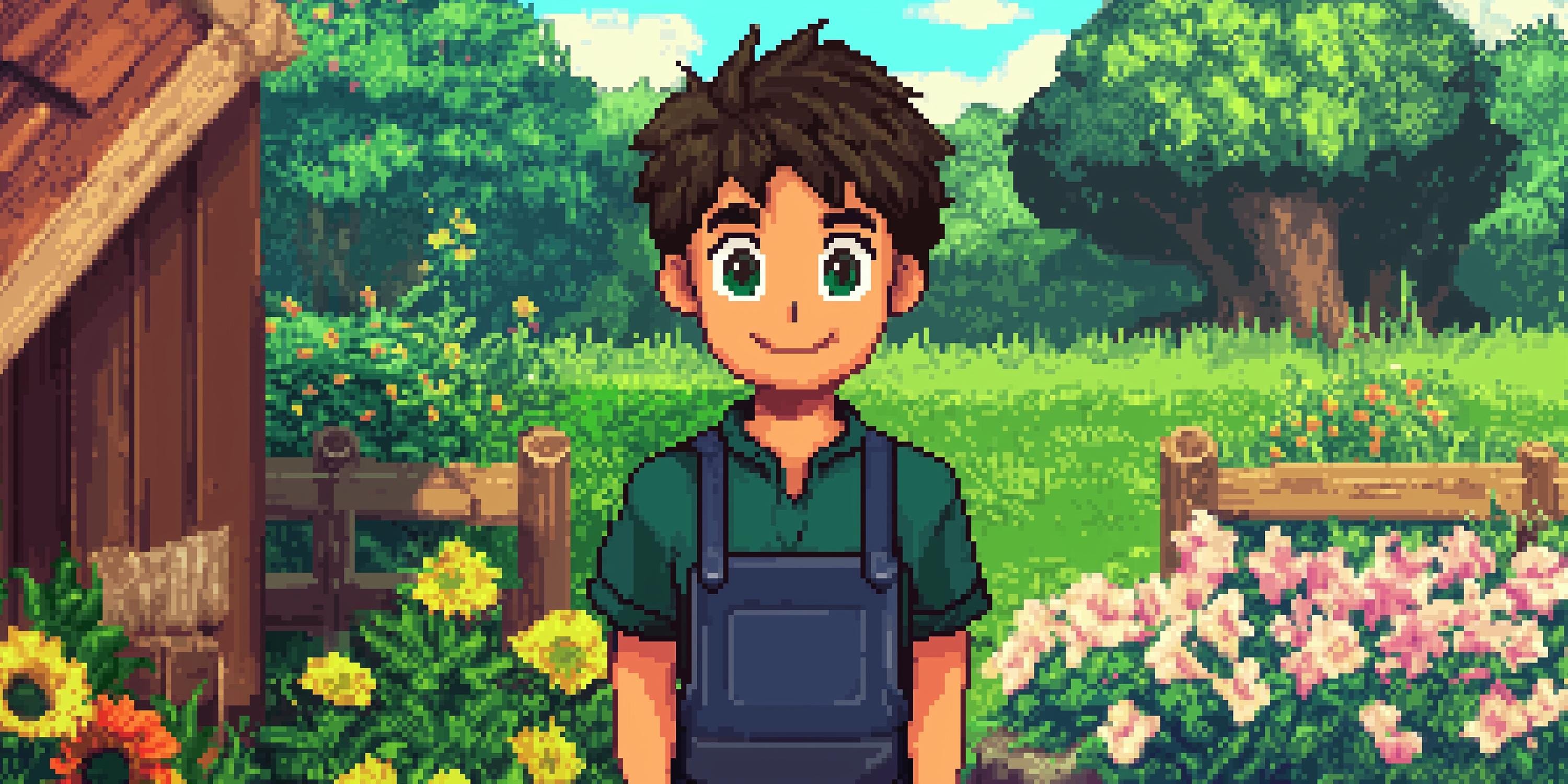 Sebastian From Stardew Valley Design, Gamer Gift, Video Game Lover ...
