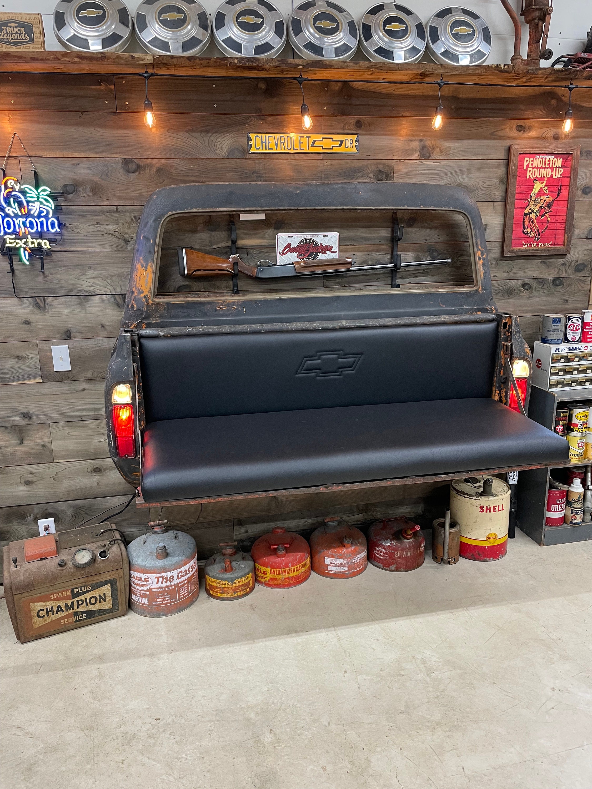 Chevy C10 Tailgate Seat: 1971 Shorty Cab Man Cave Decor - Etsy