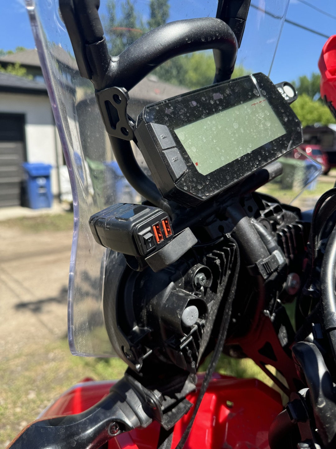 Motorcycle USB Charger Mount - Etsy