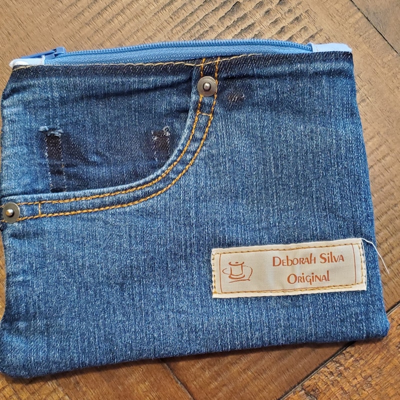 Denim Pouch - Etsy
