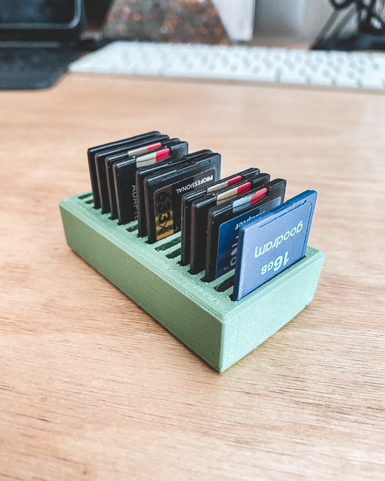 SD Card Holder 3D Print .STL File for 3D Printing. - Etsy
