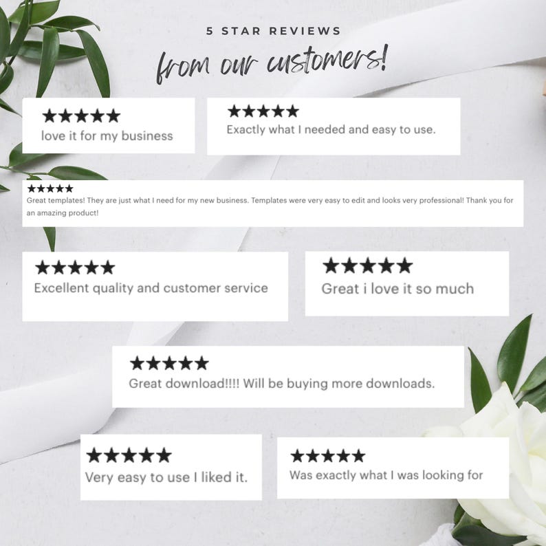 Wedding Florist Invoice Canva Template, Boutique Flower Shop Quotation ...