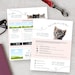 Cat Sitter Flyer Canva Template With Heart, Cats Sitting Sheet, Kitty ...