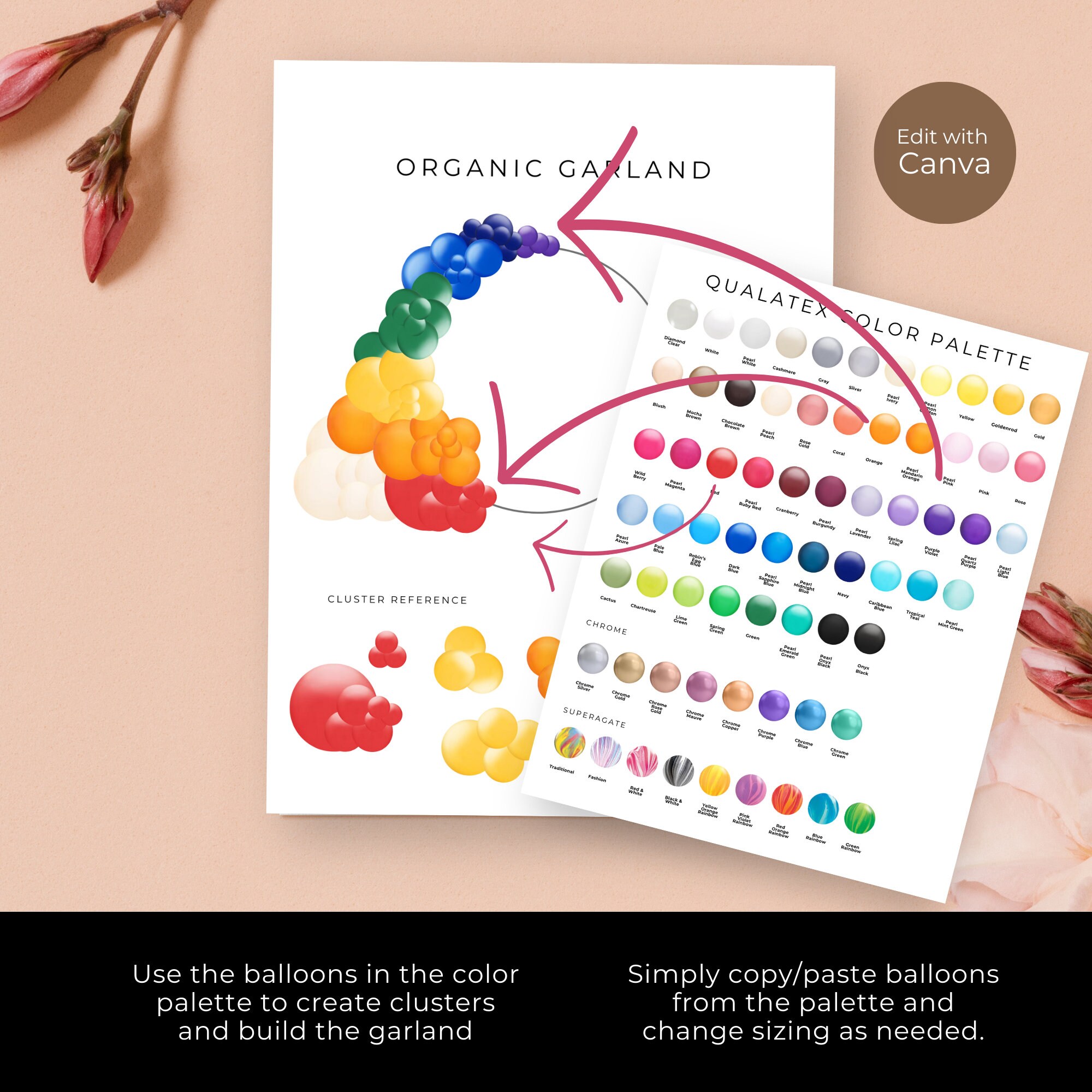 Balloon Artist Branding Bundle, Balloon Business Card, Balloon Garland ...