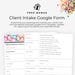 Balloon Business Client Intake Form, Event Information Canva Template ...