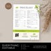 Mobile Bar Price List Template, Customizable Bar Menu, Cocktail Bar ...
