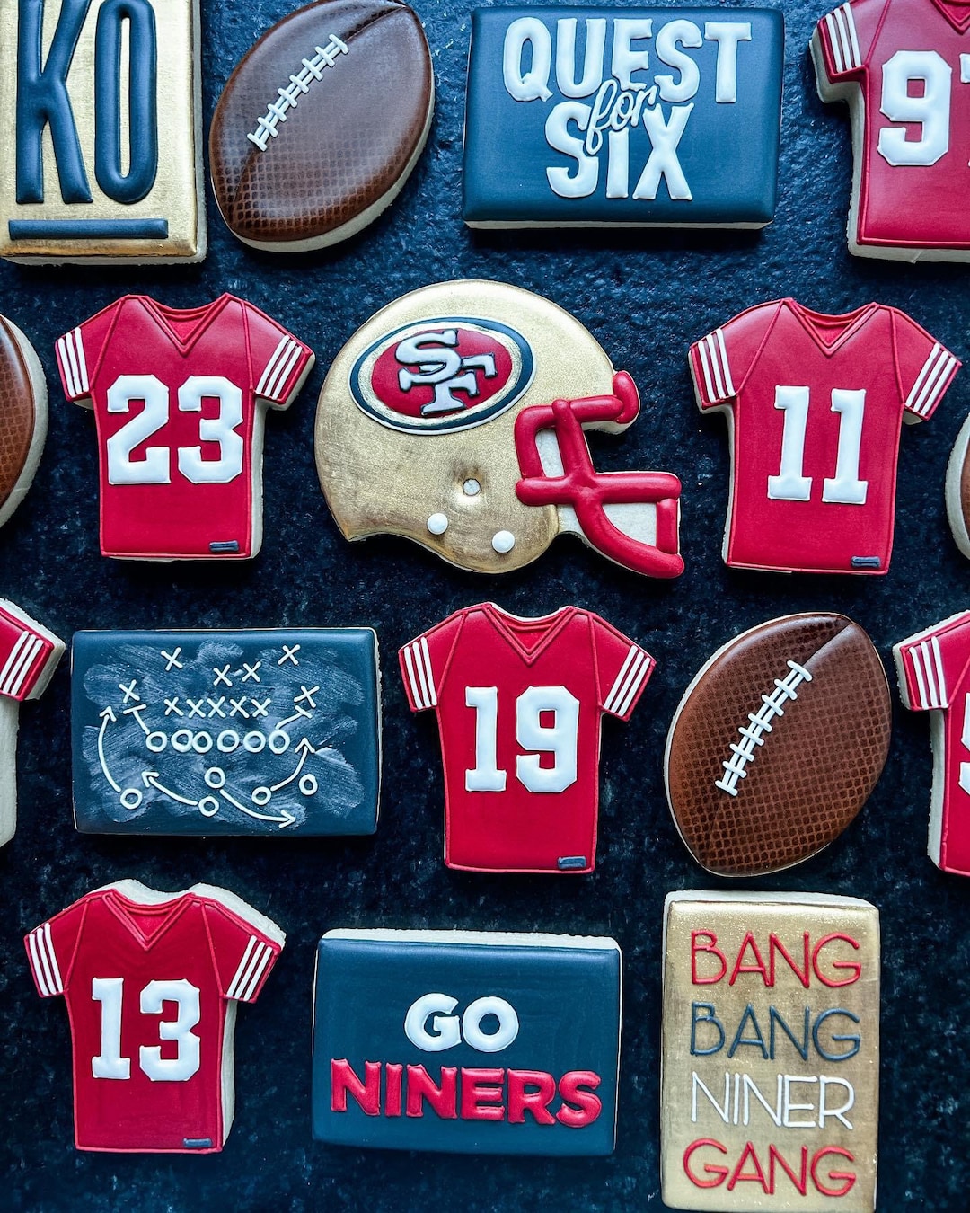 San Francisco 49ers Football Super Bowl Cookies - Etsy