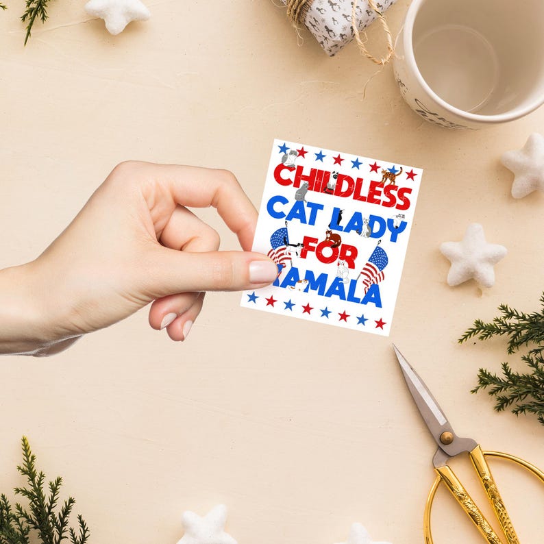 Kamala Harris 2024 Sticker, Harris 2024 Campaign, Election Sticker ...