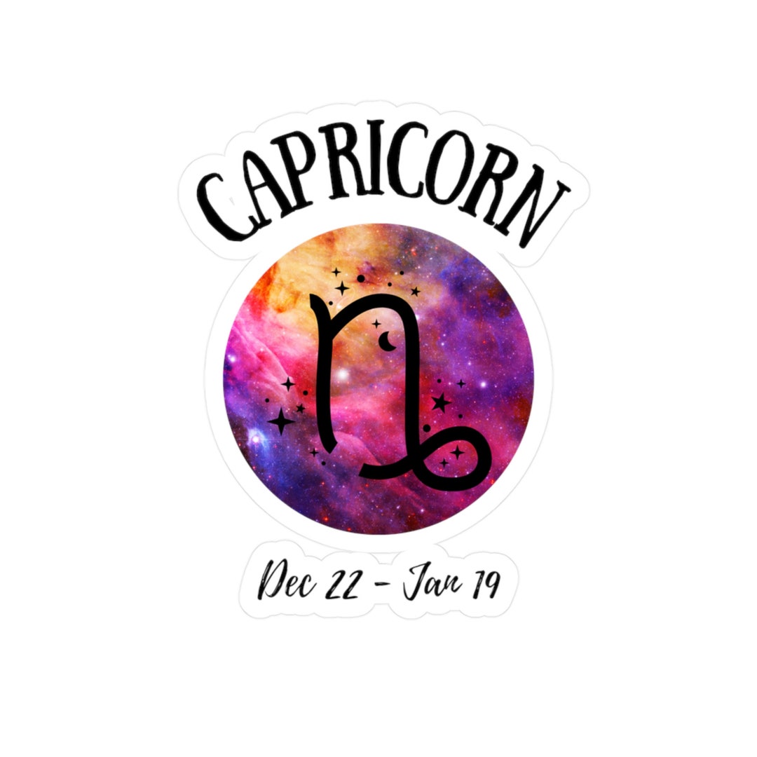 Zodiac Capricorn Sticker Decal - Etsy