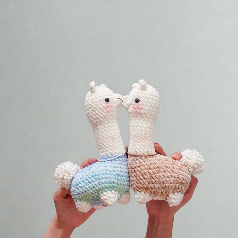 Cute Alpaca Crochet Pattern, Amigurumi Llama Crochet, Alpaca Plushie ...