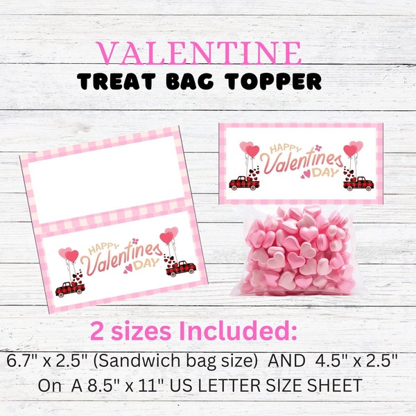 Valentine Treat Bag - Etsy