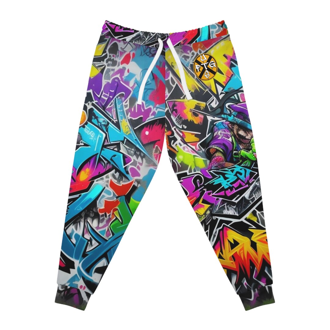 U.S. Freight Train Graffiti Troll Athletic Joggers (AOP) - Etsy