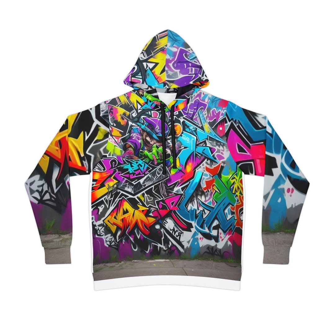 U.S. Freight Train Graffiti Graffiti Troll Hoodie (AOP) - Etsy