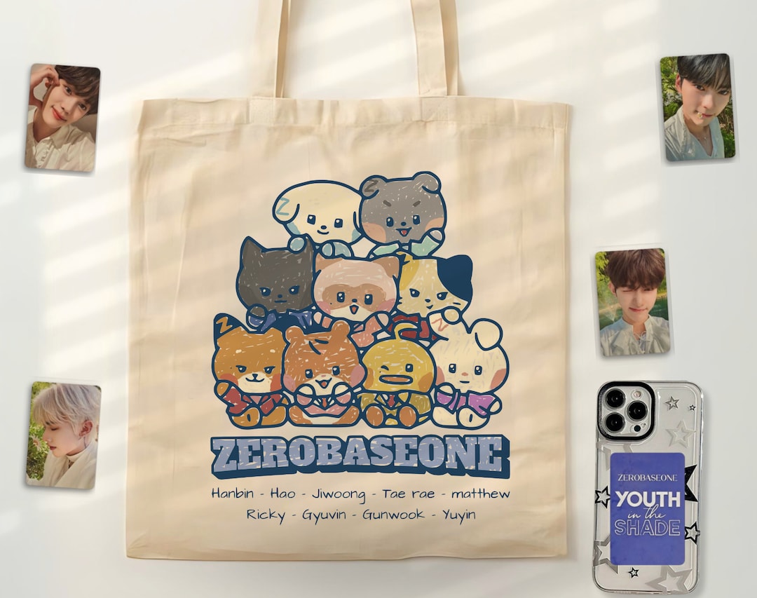 Zerobaseone Totebag, Zerobaseone Tote Bag, Zerobaseone Merch, Zb1 Merch ...