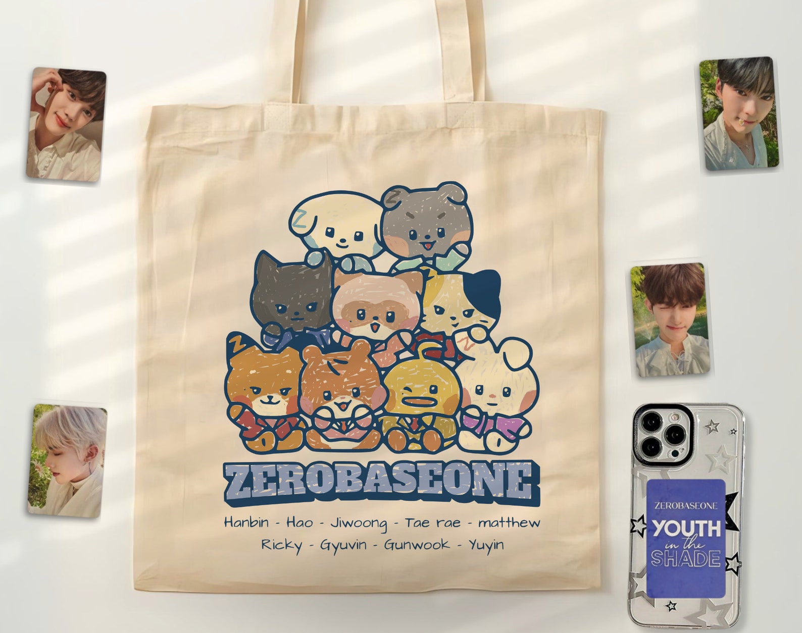 Zerobaseone Totebag, Zerobaseone Tote Bag, Zerobaseone Merch, Zb1 Merch ...