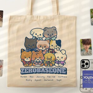 Zerobaseone Totebag, Zerobaseone Tote Bag, Zerobaseone Merch, Zb1 Merch ...