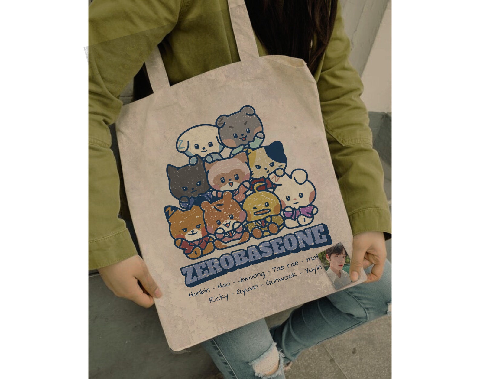 Zerobaseone Totebag, Zerobaseone Tote Bag, Zerobaseone Merch, Zb1 Merch ...