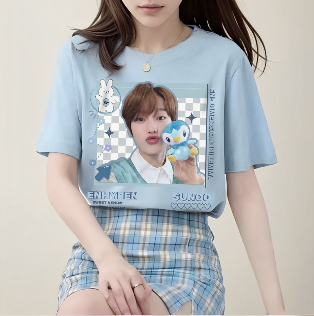 Enhypen Sunoo Cute Shirt, Sunoo Tshirt, Enhypen Shirt, Kpop Gift for ...