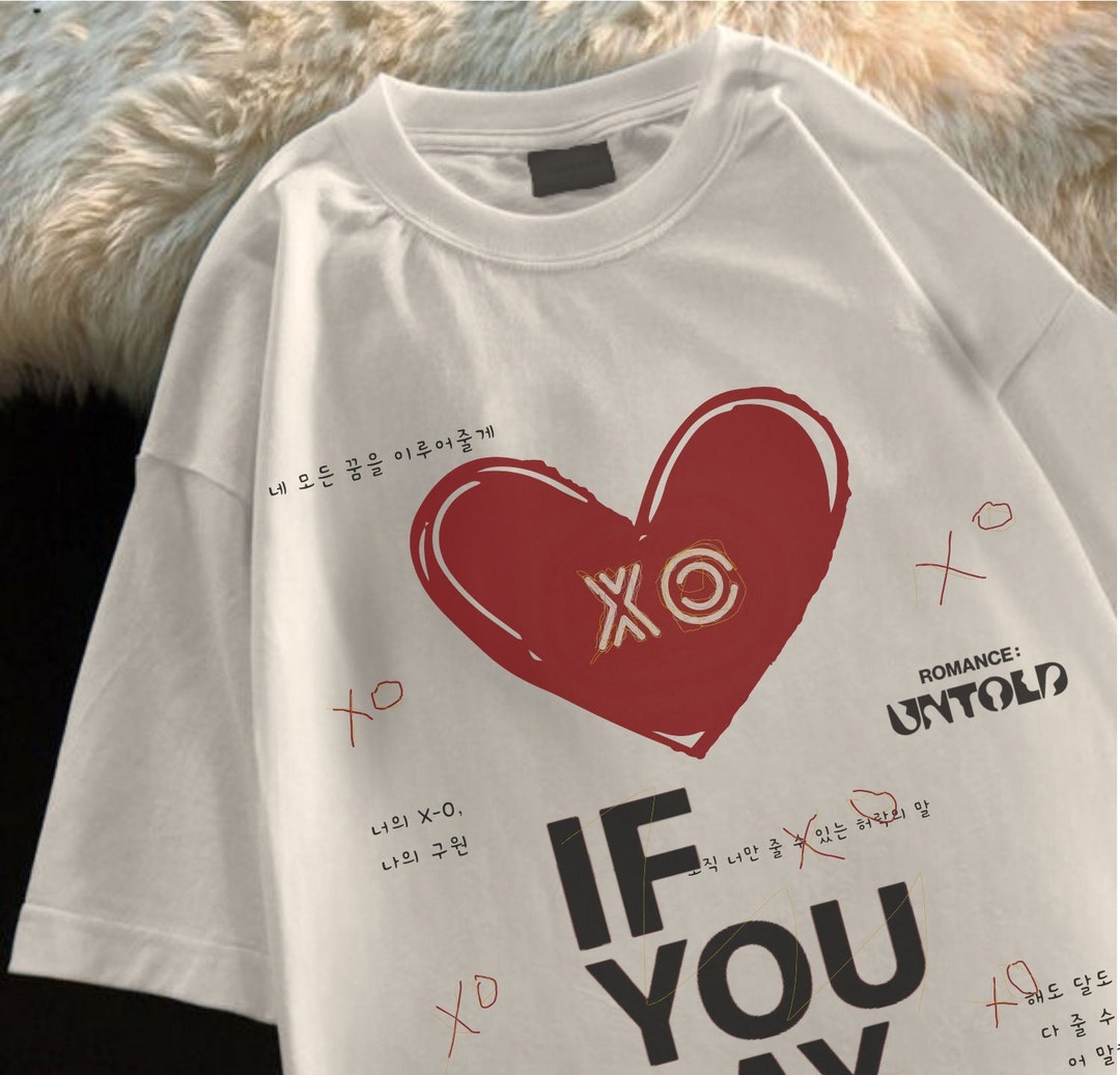 Enhypen XO Tshirt, If You Say, Enhypen Merch, Enhypen Photocard ...