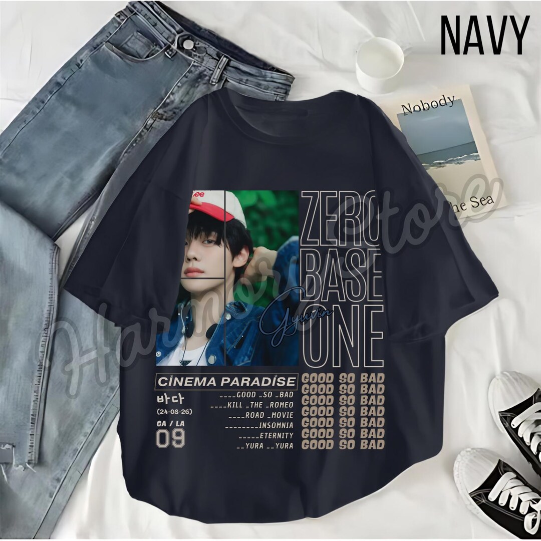 Zerobaseone Good so Bad Kpop Tshirt , Cinema Paradise, ZB1, Zerobaseone ...